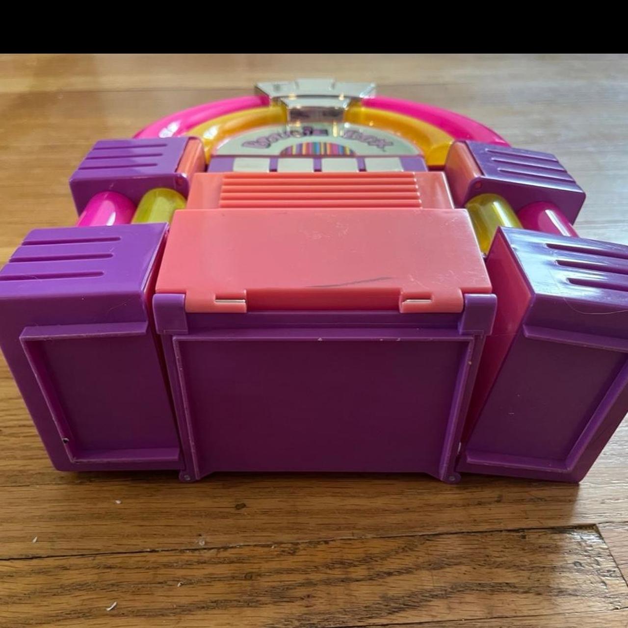 Vintage neon "jukebox" themed carrying case. Top... | Depop