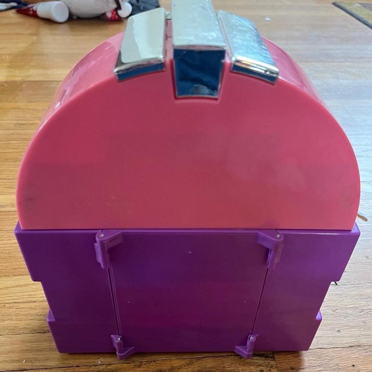 Vintage neon "jukebox" themed carrying case. Top... | Depop