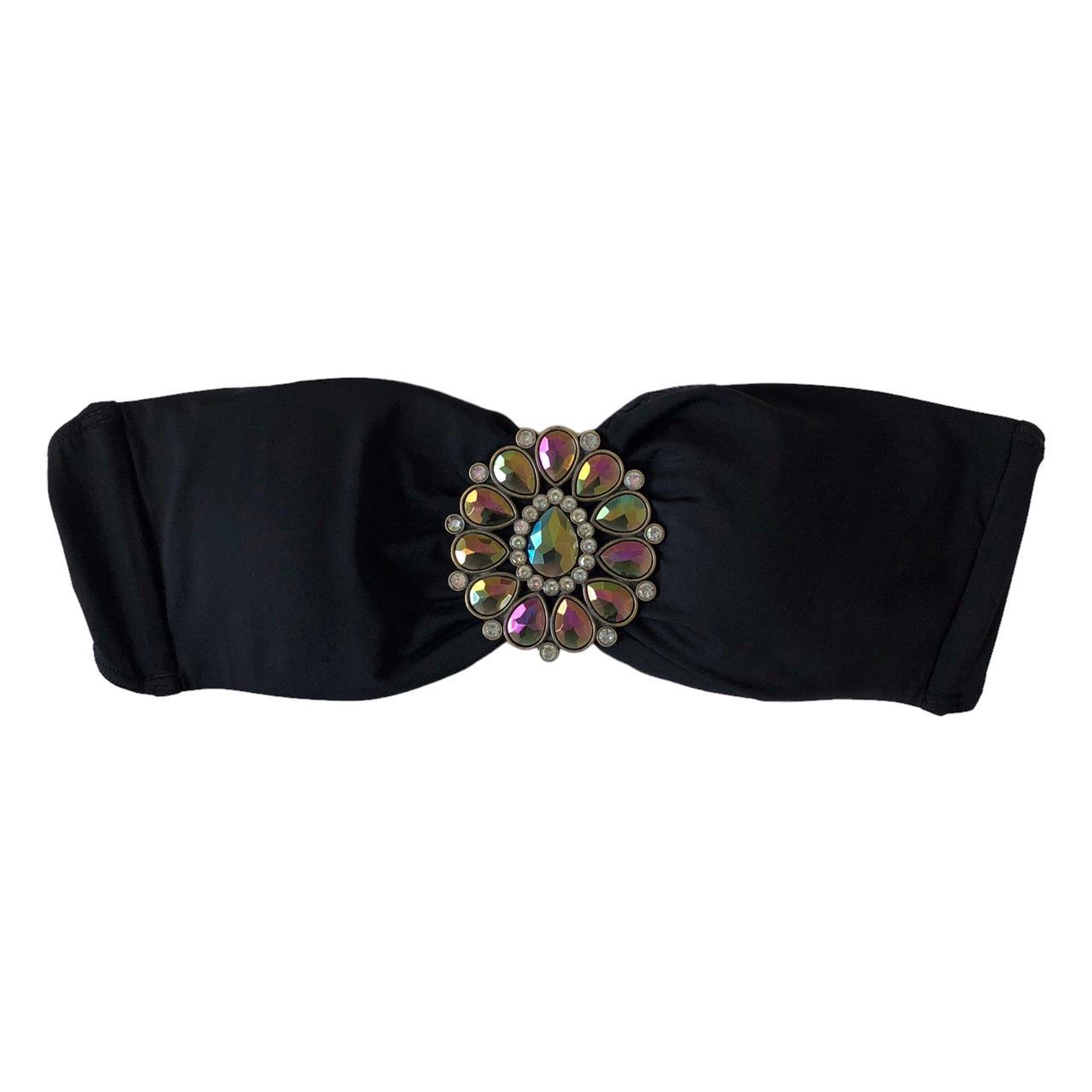 Victorias Secret Strapless Single Gem Swim Top Depop