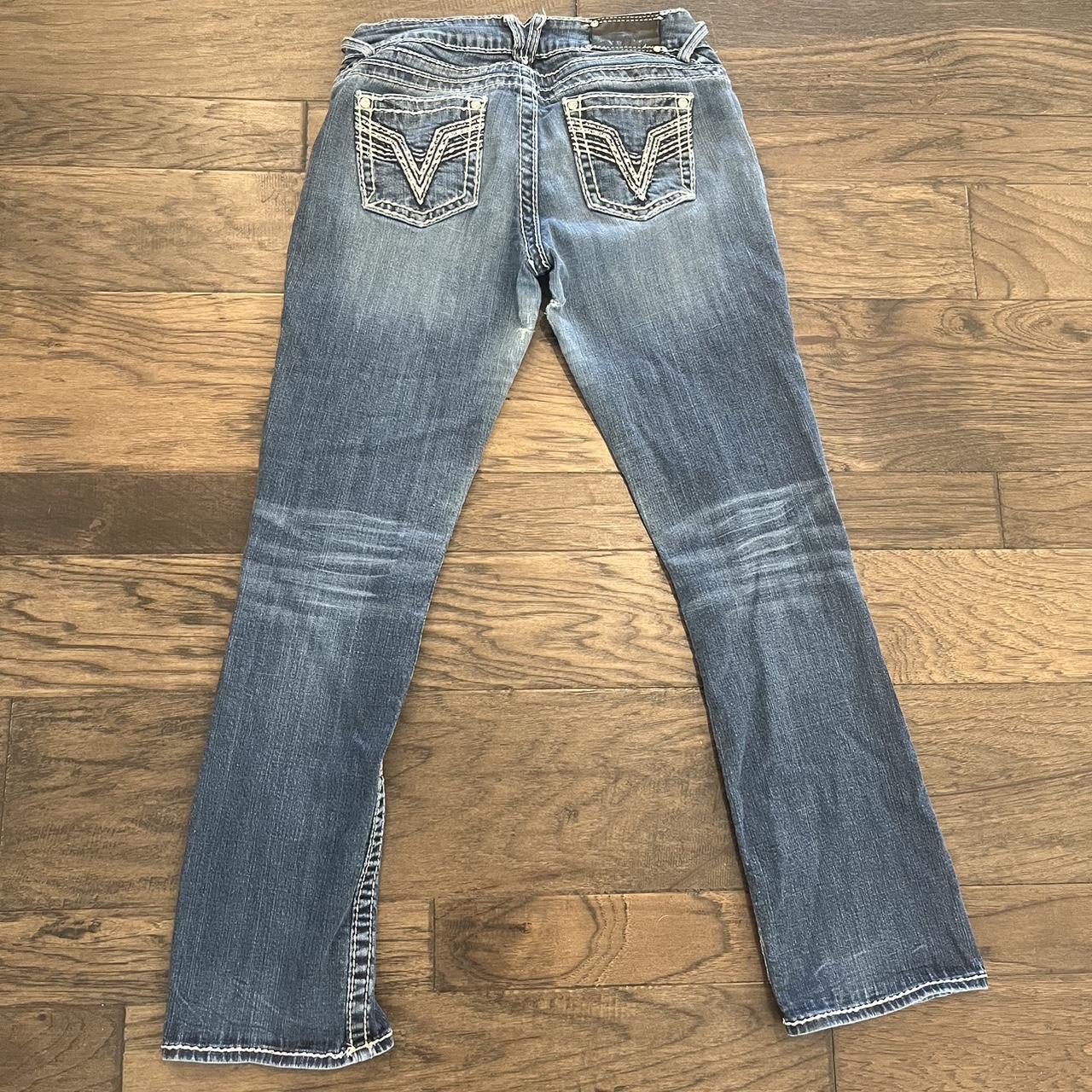 Vigoss Women's Navy Jeans | Depop