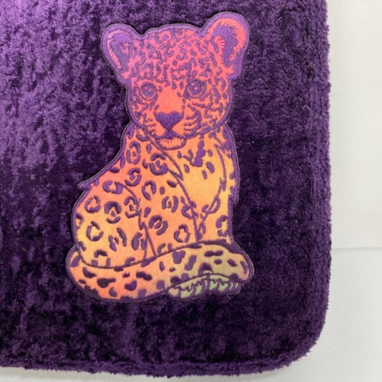 LISA FRANK 3 RING ZIPPER BINDER FUZZY Purple Rainbow... - Depop