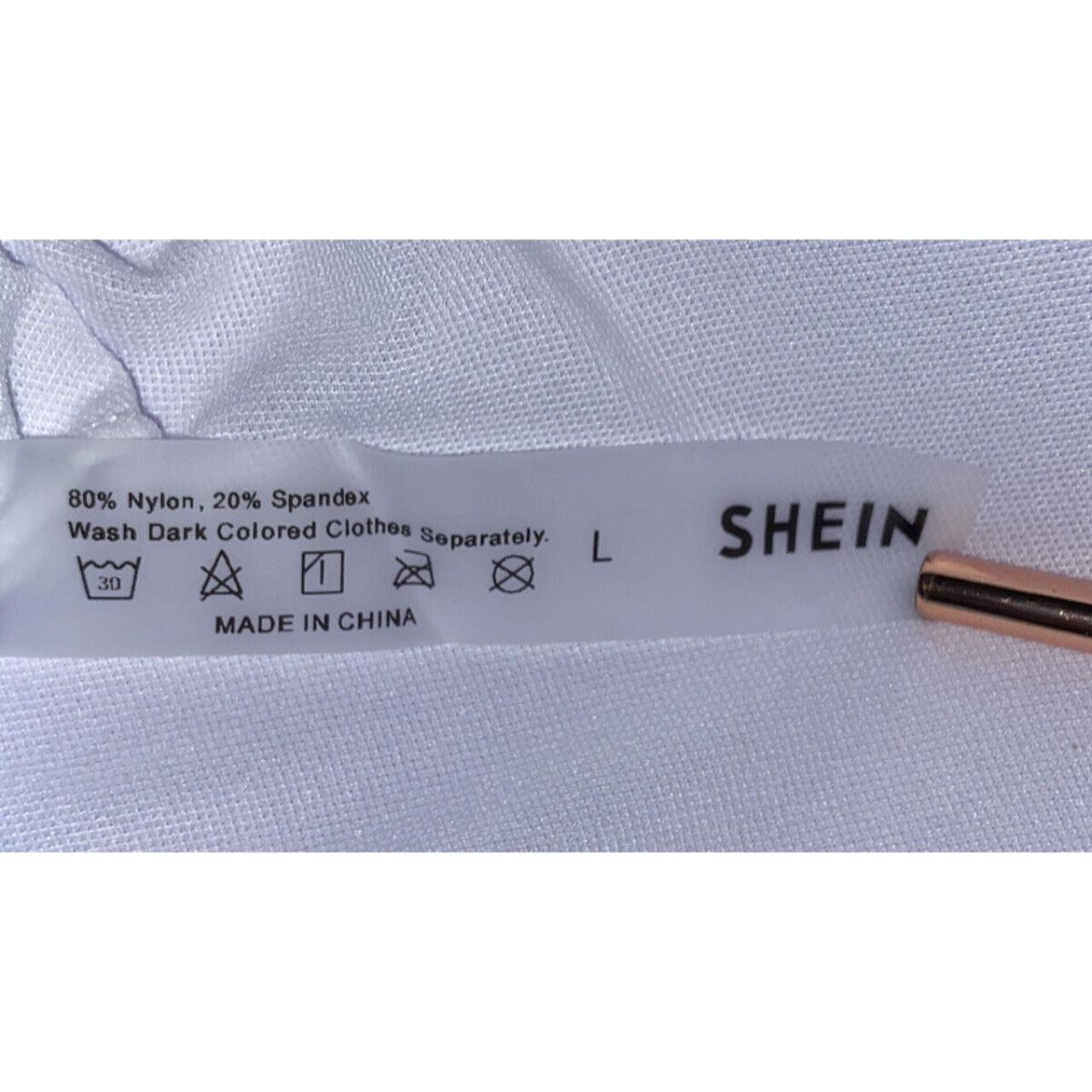 SHEIN Wrap Ruffle Knot Skort One Piece Swimsuit swim... - Depop