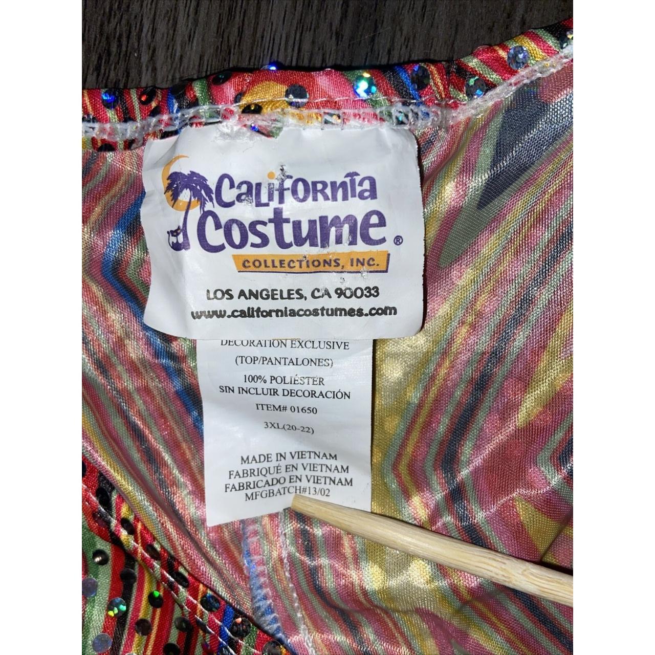 70's-80's Sequin Disco Pantsuit Discolicious Rainbow... - Depop