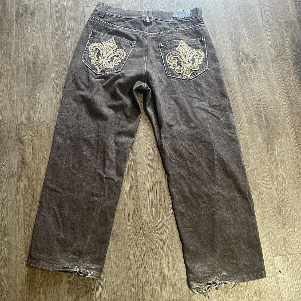 Super sick pants with some flaws at the Bottom of... - Depop