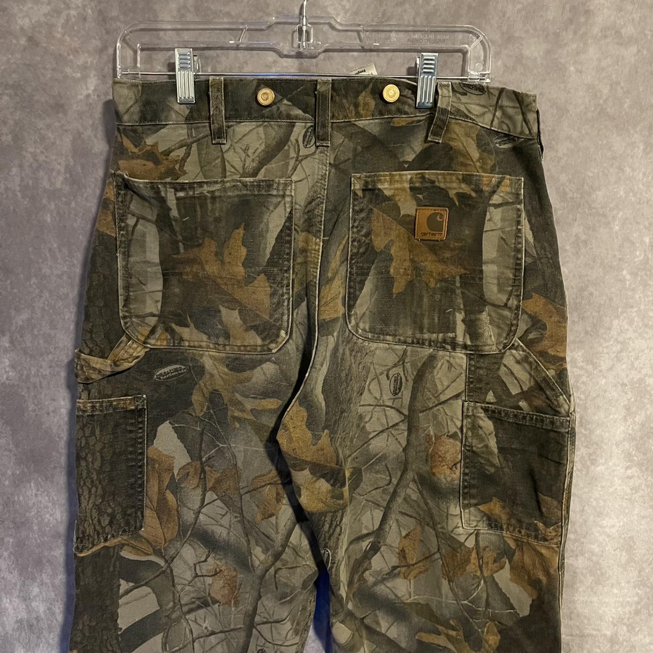 Vintage carhartt real tree jeans 32x34 fit perfect... - Depop