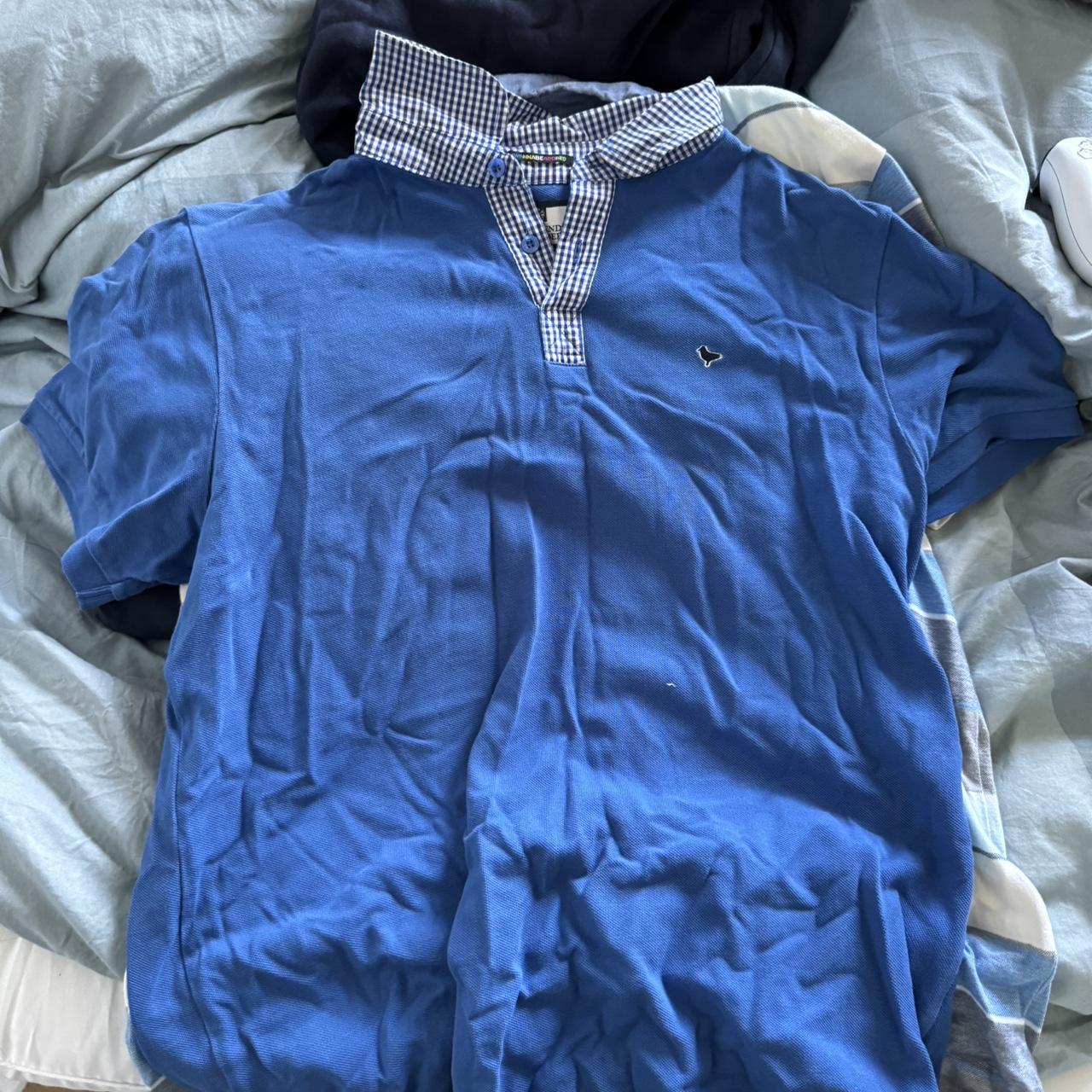 Weekend offender blue polo XL - Depop