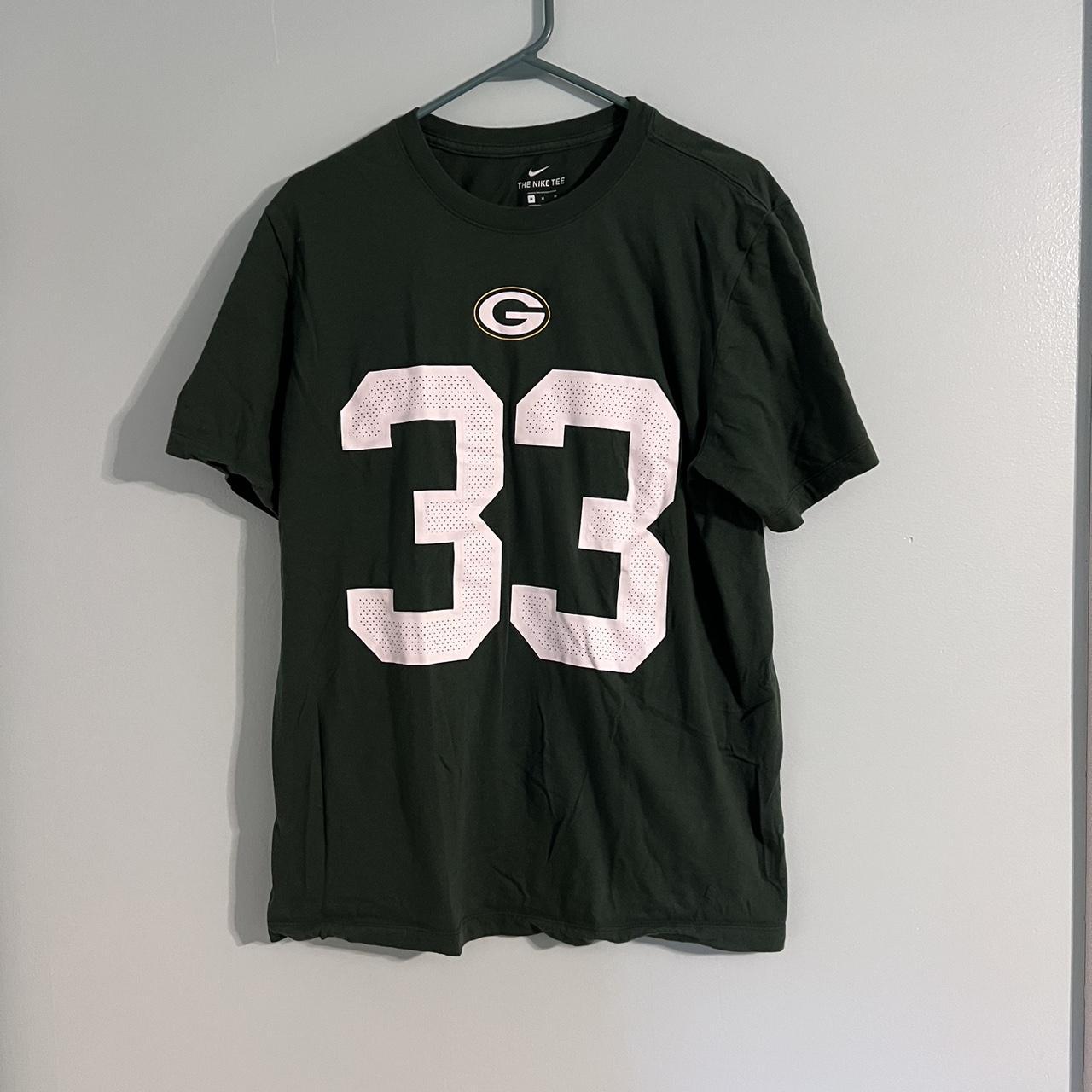 Nike Green Bay packers Aaron Jones #33 shirt size... - Depop