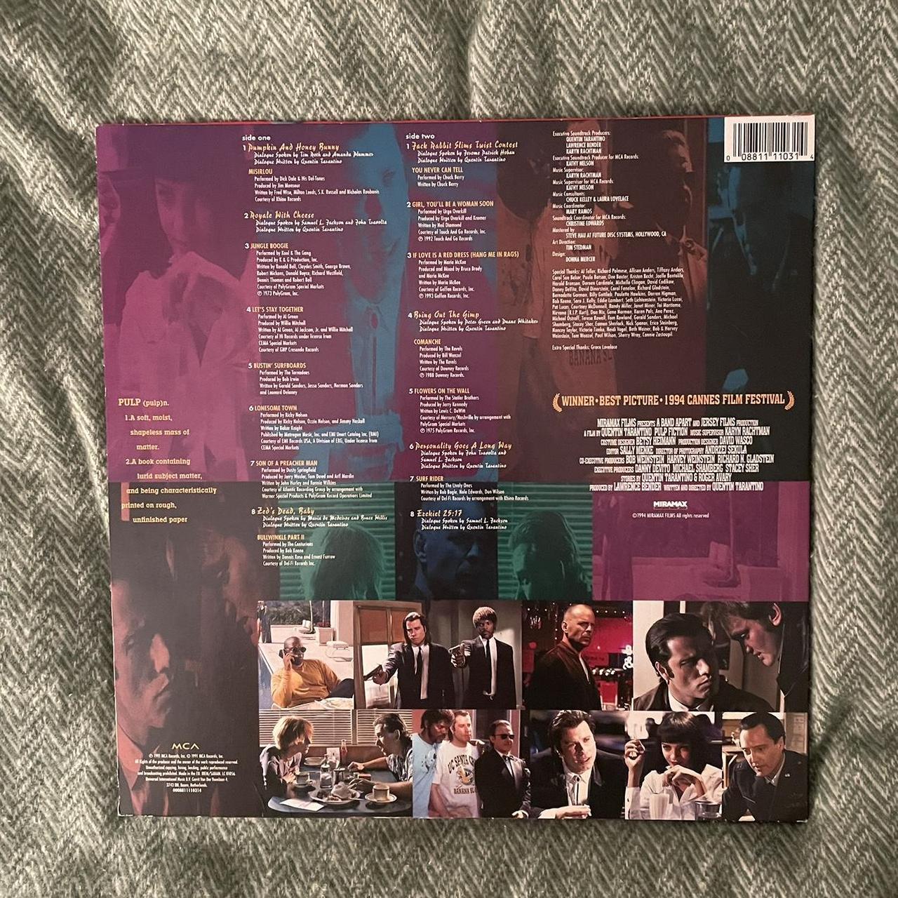 PULP FICTION SOUNDTRACK VINYL 🍿🔫 pulp fiction... - Depop
