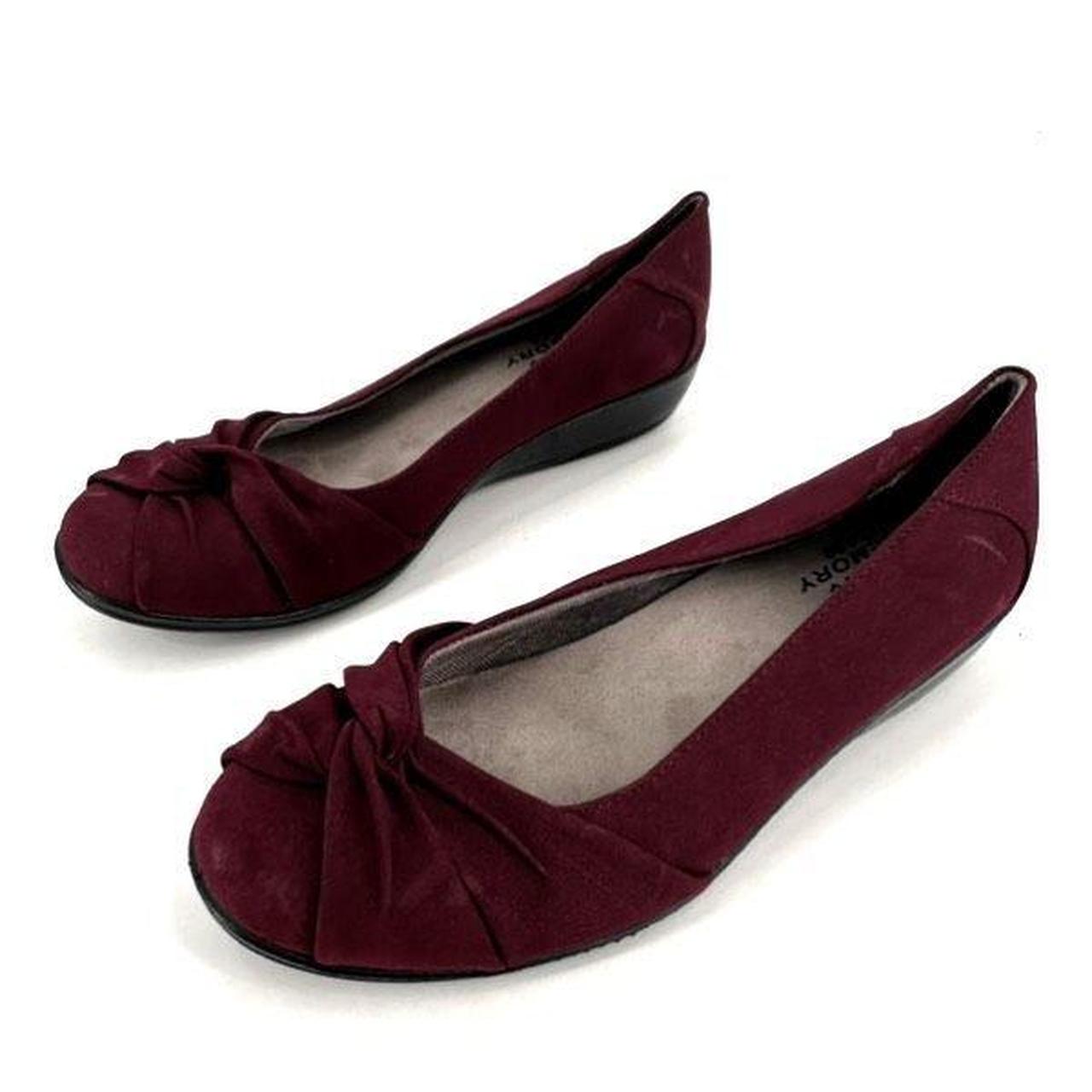 Life Stride Velocity Memory Foam Slip On Burgundy... - Depop