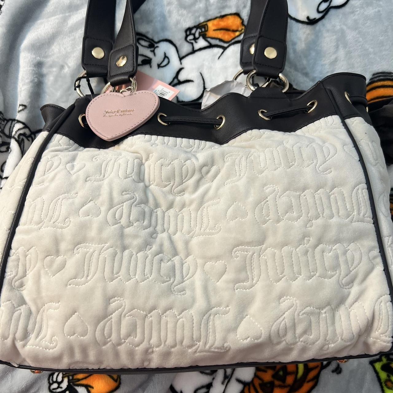 Juicy couture cream colored vintage dreams tote bnwt... - Depop