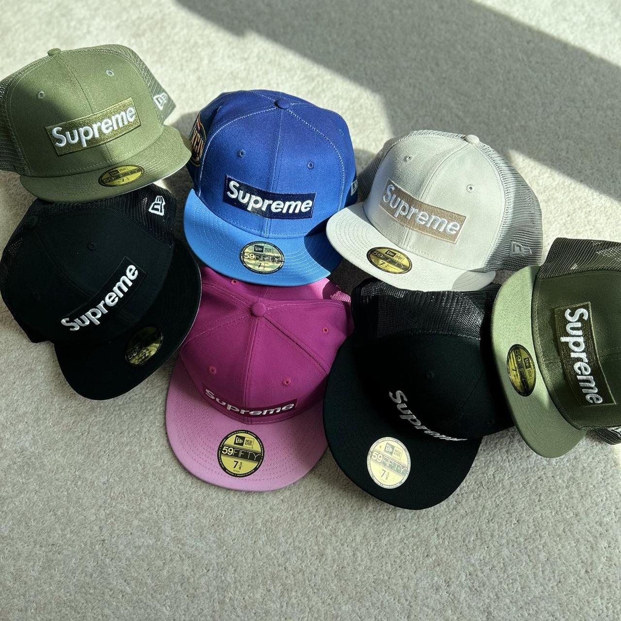 Supreme box logo hats Fitted and snap backs All... - Depop