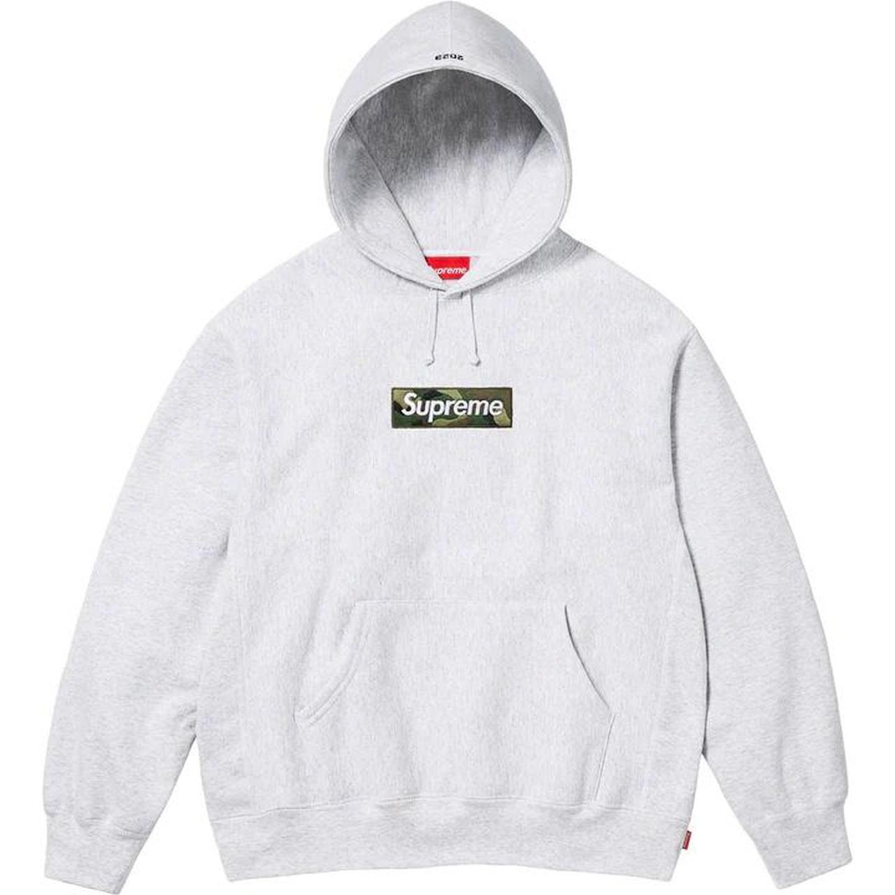Supreme Ash grey hoodie Size S Brand new Supreme... - Depop
