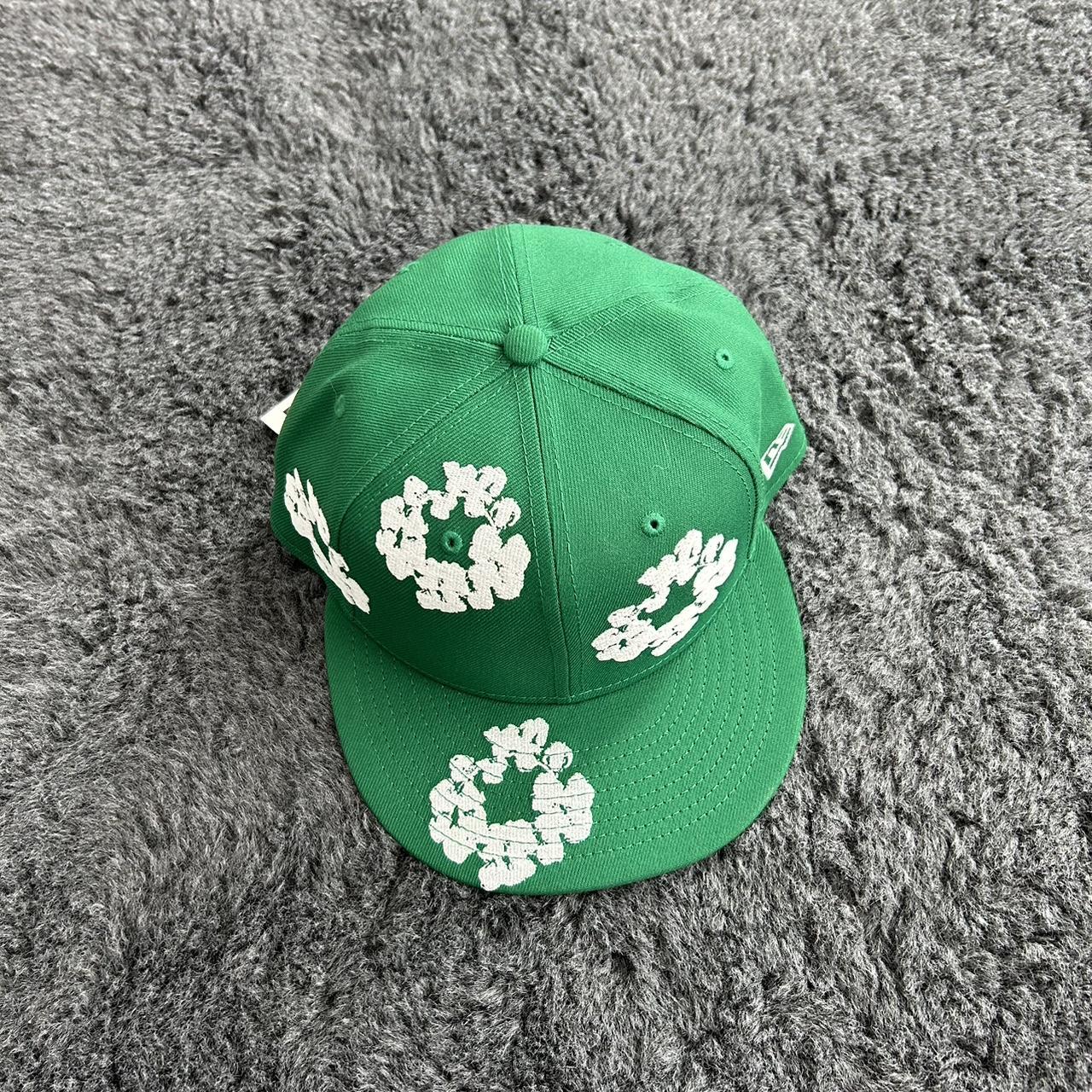 Denim tears green cotton wreath hat Denim tears new... | Depop