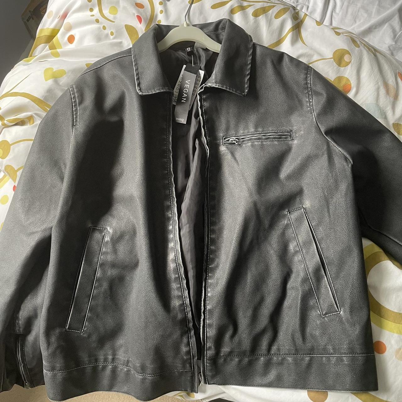 H&M coated jacket never been worn, still with tags... - Depop