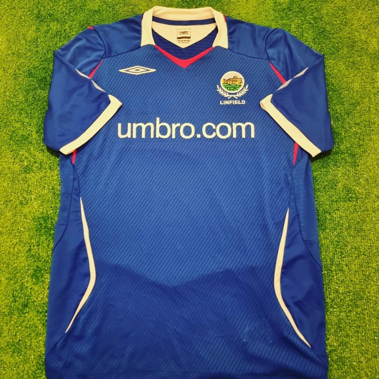 Original Linfield Home Football Shirt... - Depop