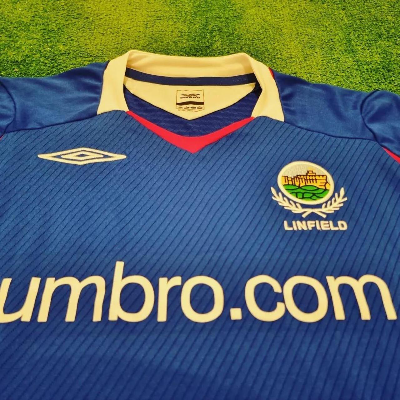 Original Linfield Home Football Shirt... - Depop