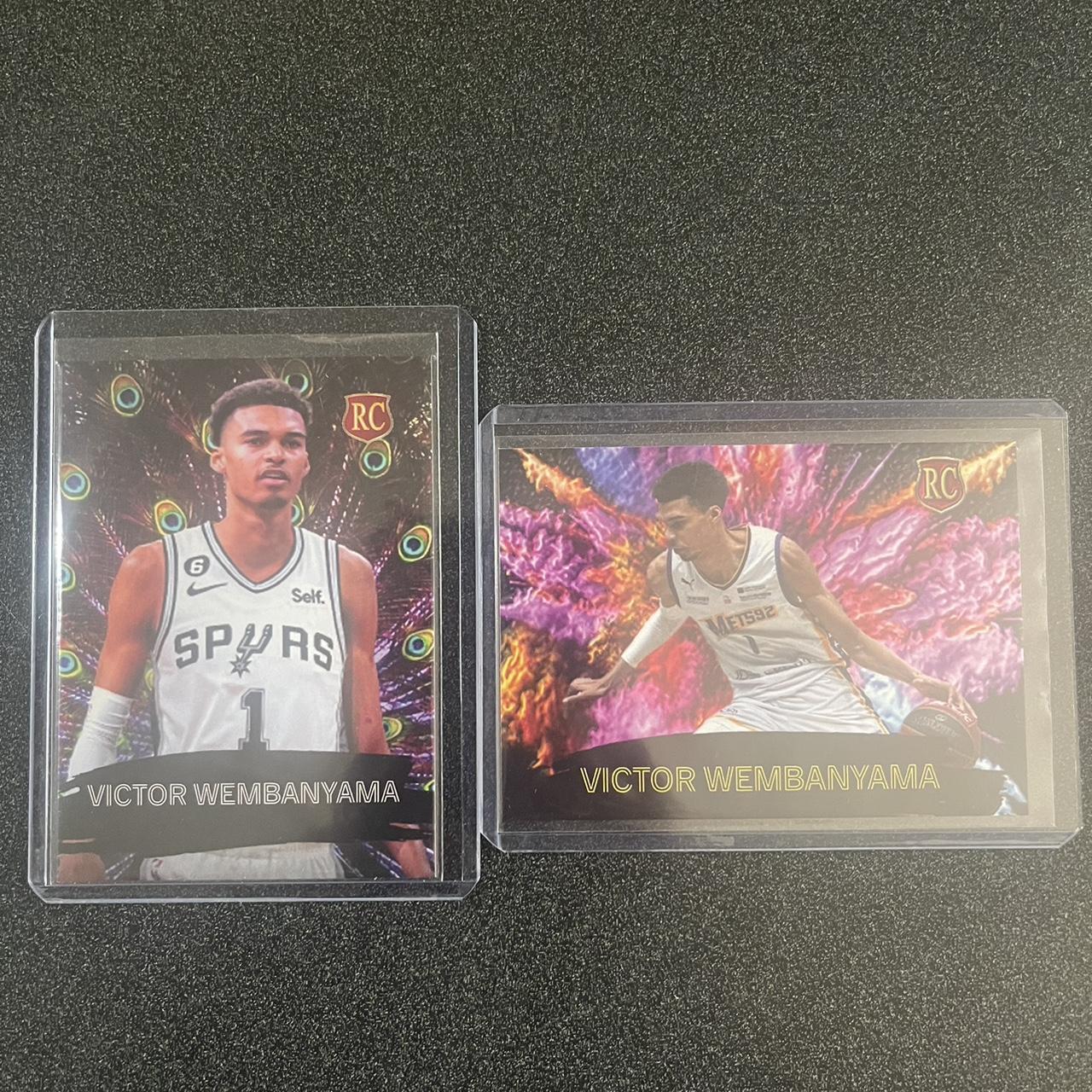 Victor wembanyama rookie card lot 2 basketball... - Depop