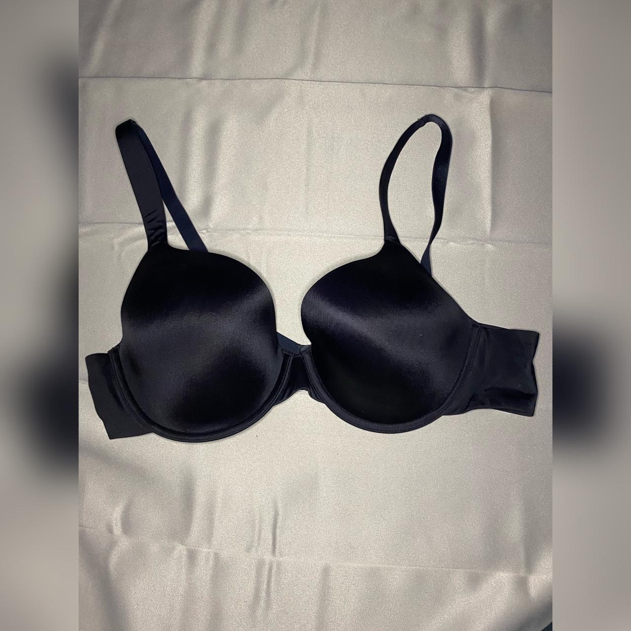 Black basic bra with adjustable straps. Worn a... - Depop