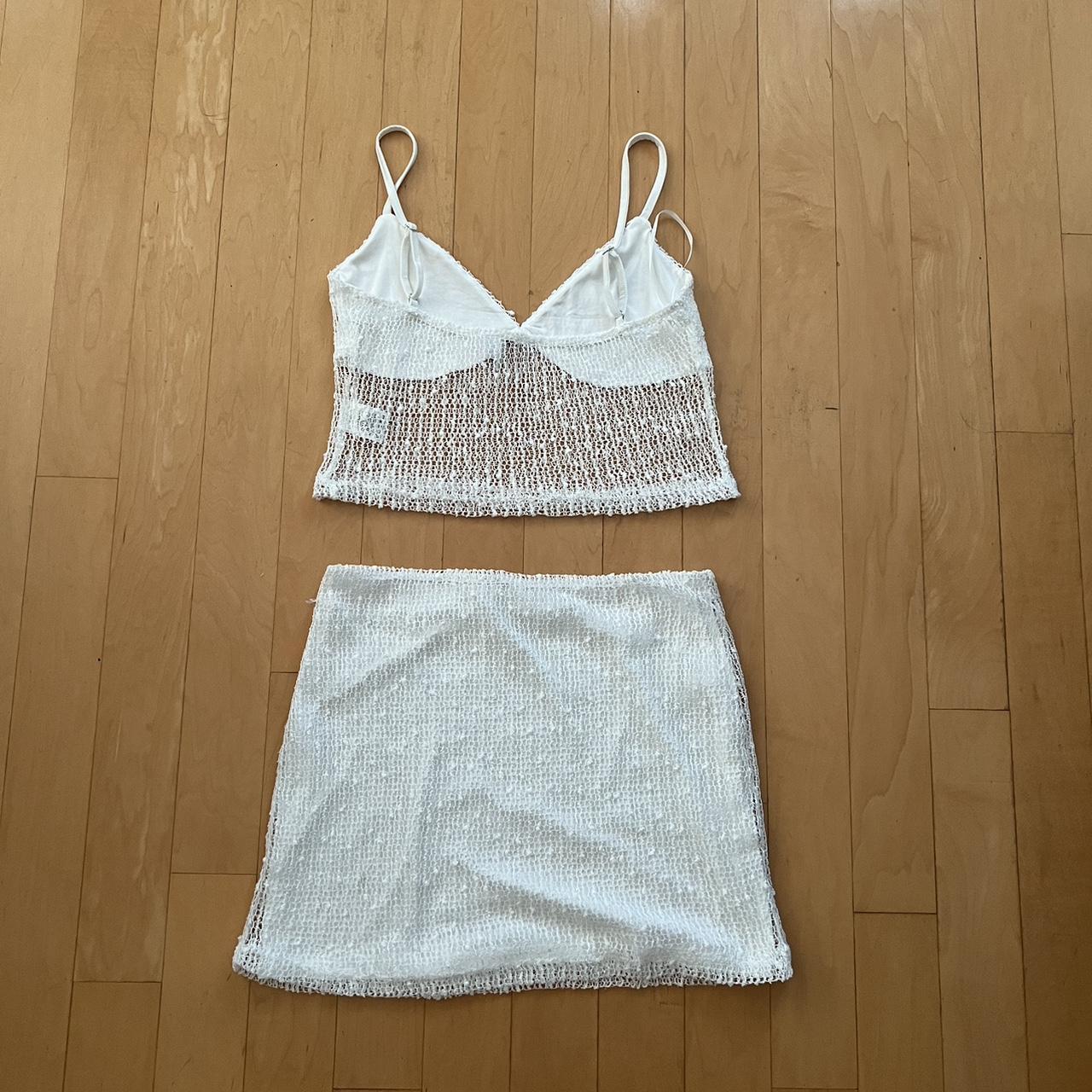 Princess Polly knit crop tank and skirt set **name... - Depop