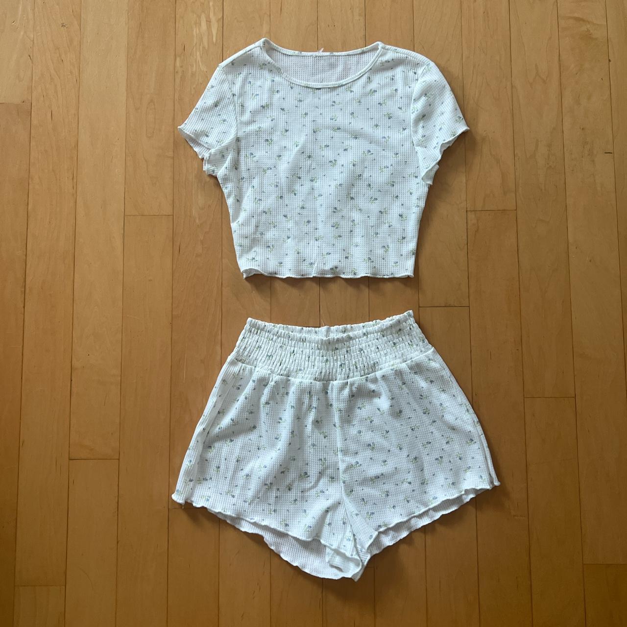 Princess Polly Patton set in blue floral Tag... - Depop