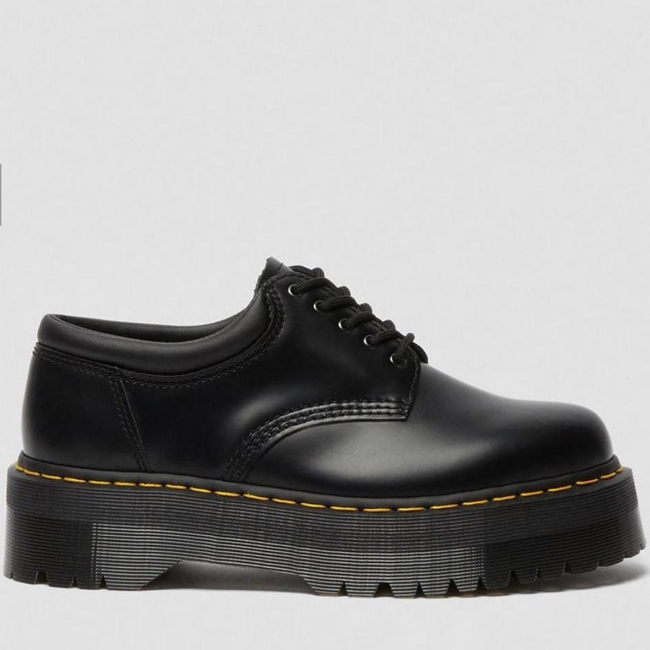 platform black low doc martens size women’s... - Depop