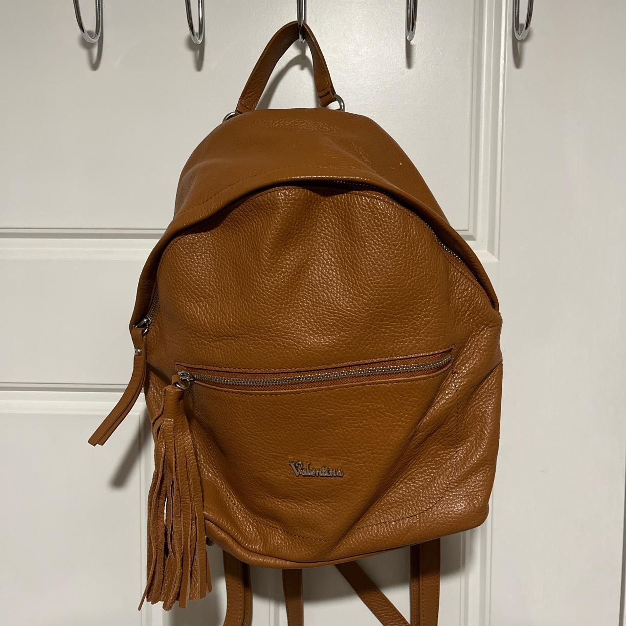 Brown Valentina Backpack Adjustable Straps &... - Depop