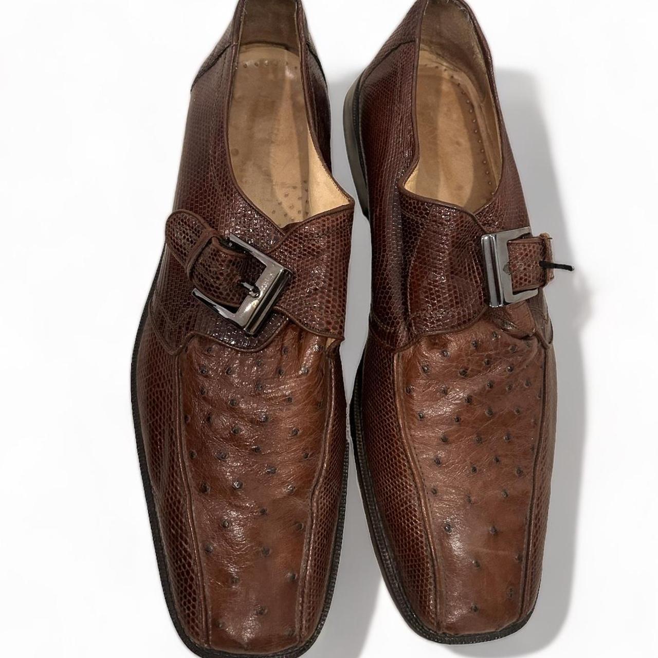 Ostrich and snake shoe - Men’s Vintage shoes - Depop