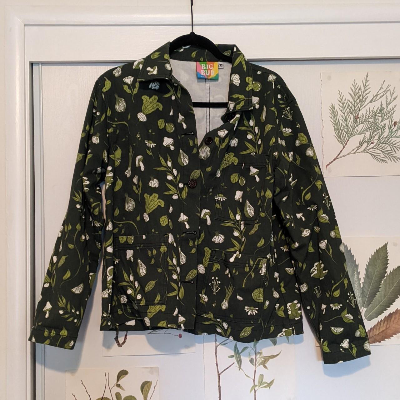 Big Bud Press XS work jacket in Cookbook print in... - Depop