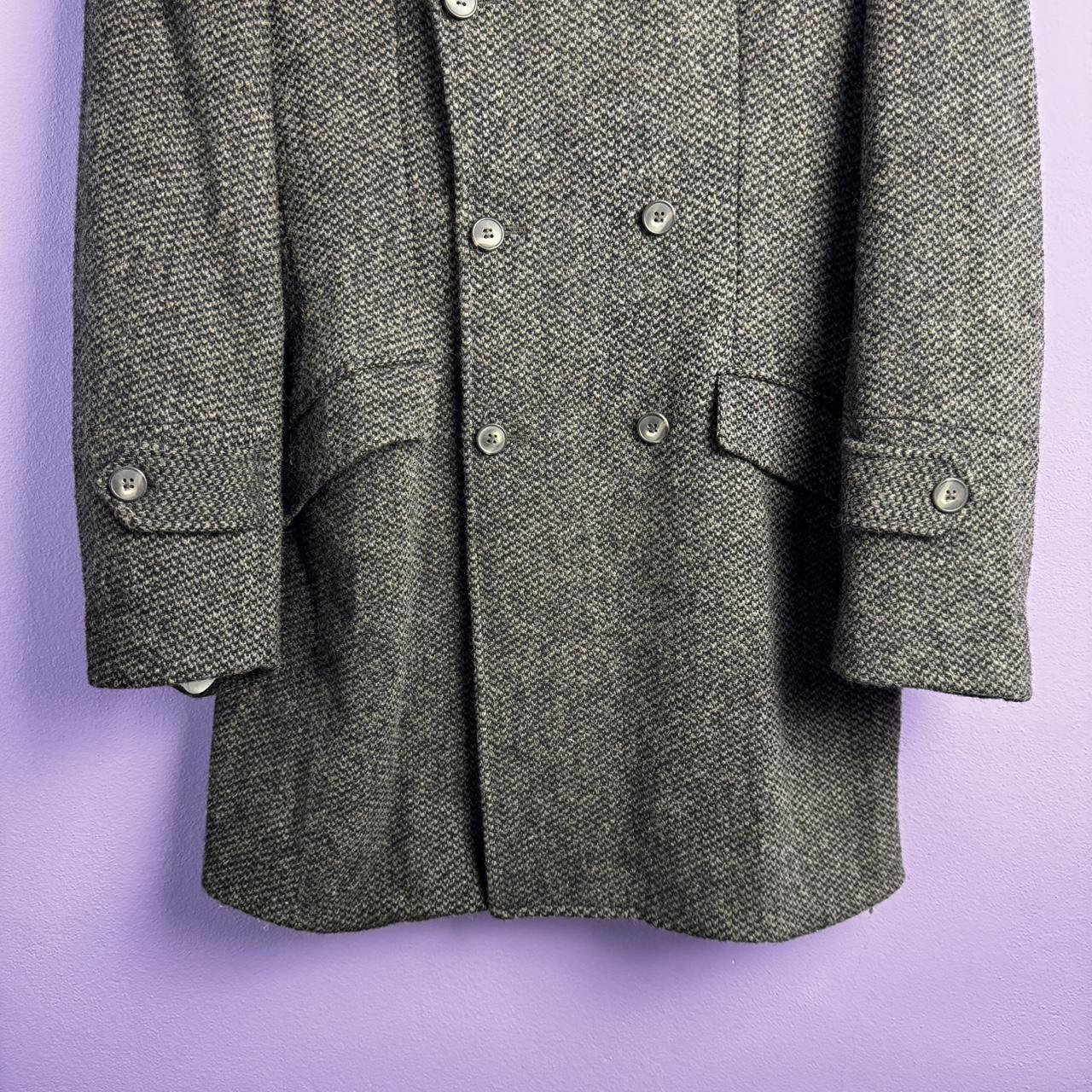 Harris Tweed Wool Coat Size M Condition:... - Depop