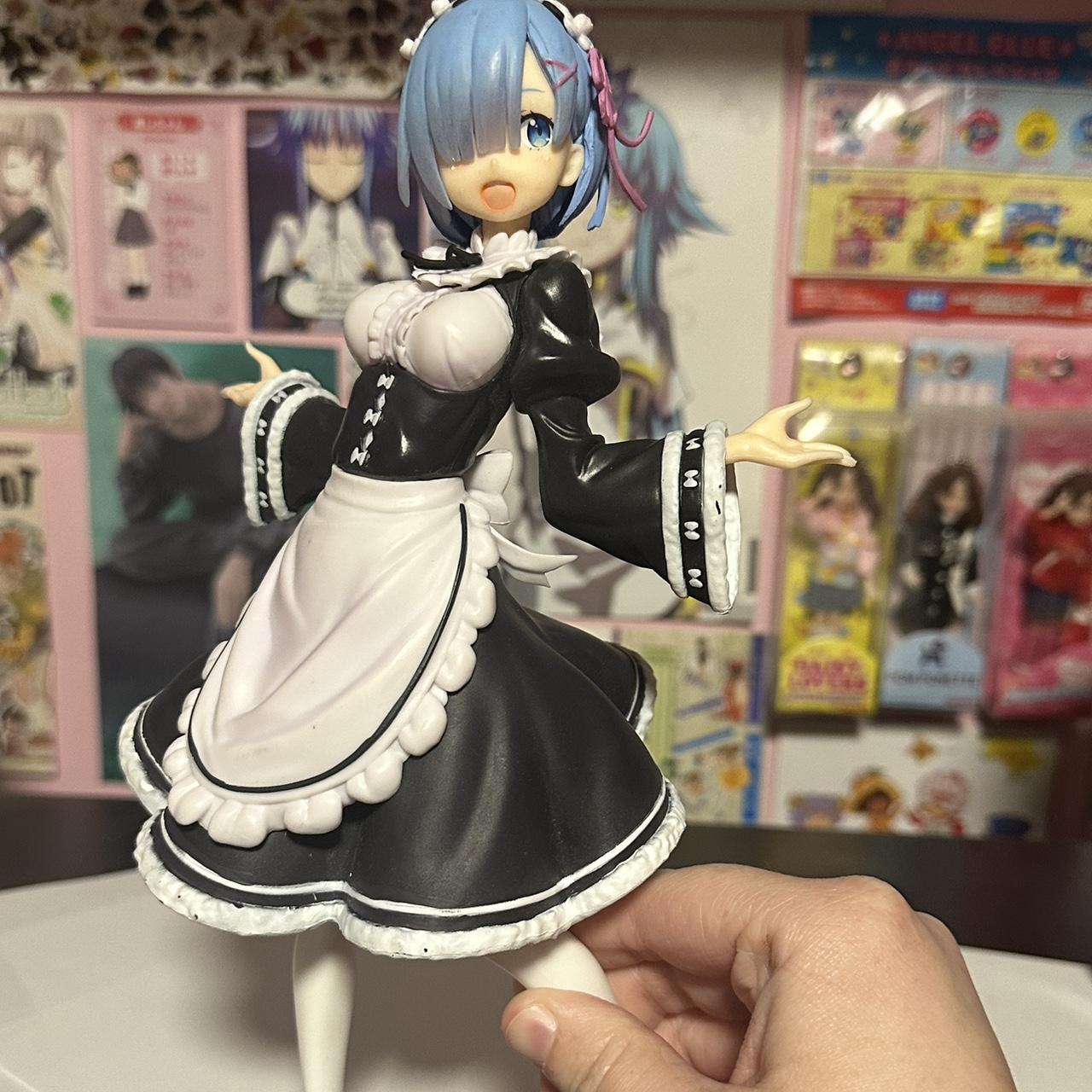Anime figure Rem re-zero lot of 2 BROKEN AND... | Depop