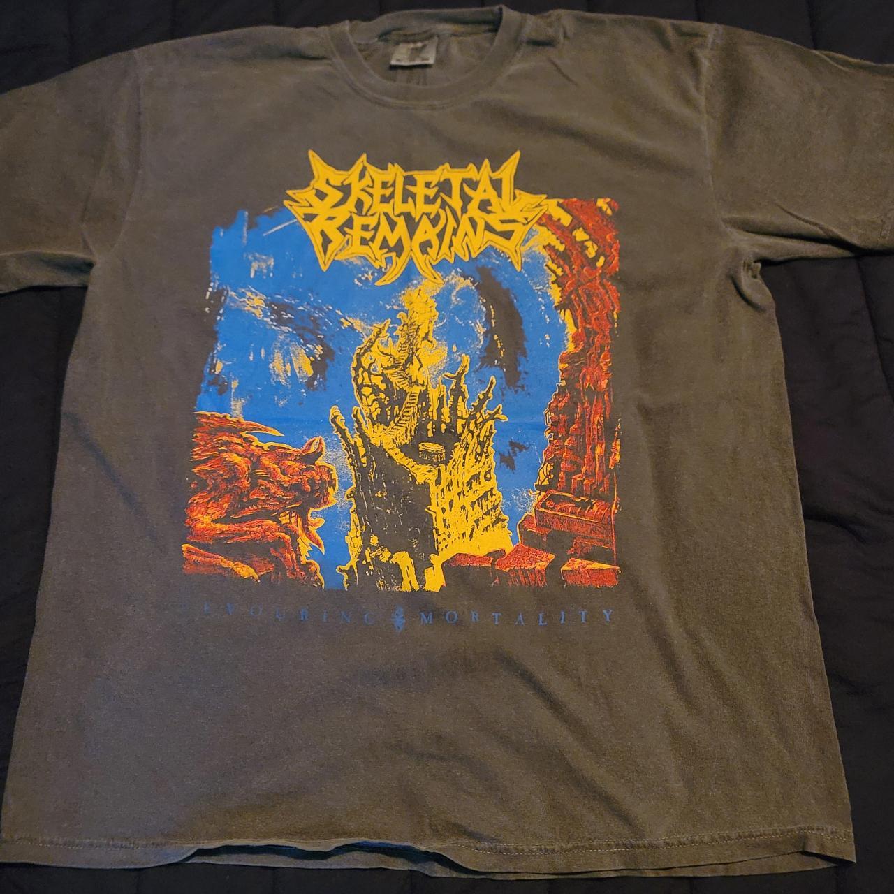 Skeletal Remains Devouring Mortality Washed Depop