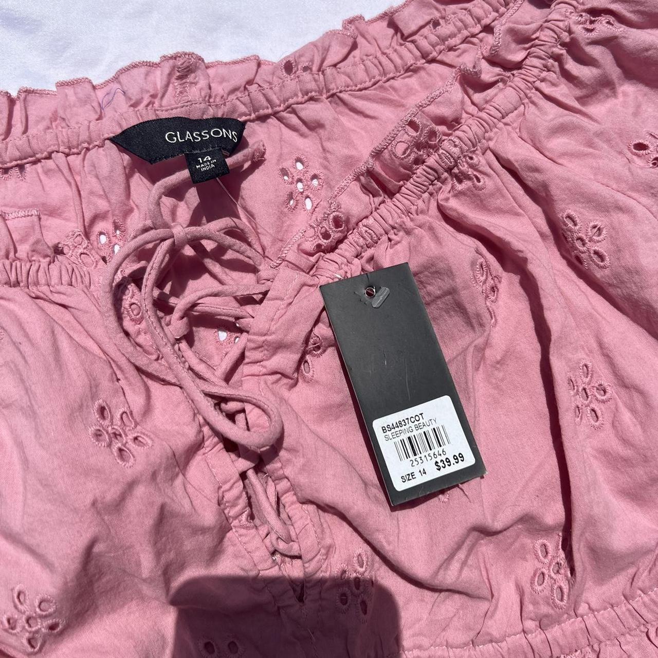 brand new with tags!! prairie style crop top, can be... - Depop