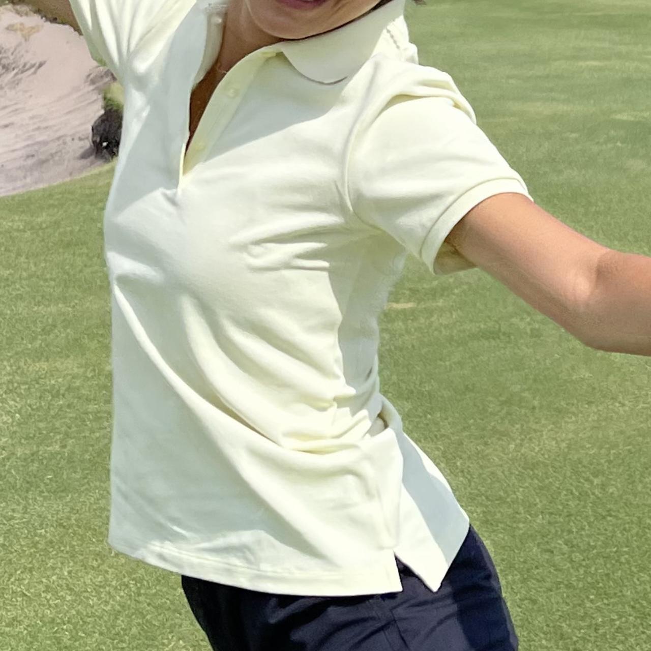 UNIQLO polo shirt Beautiful light lemon yellow... - Depop