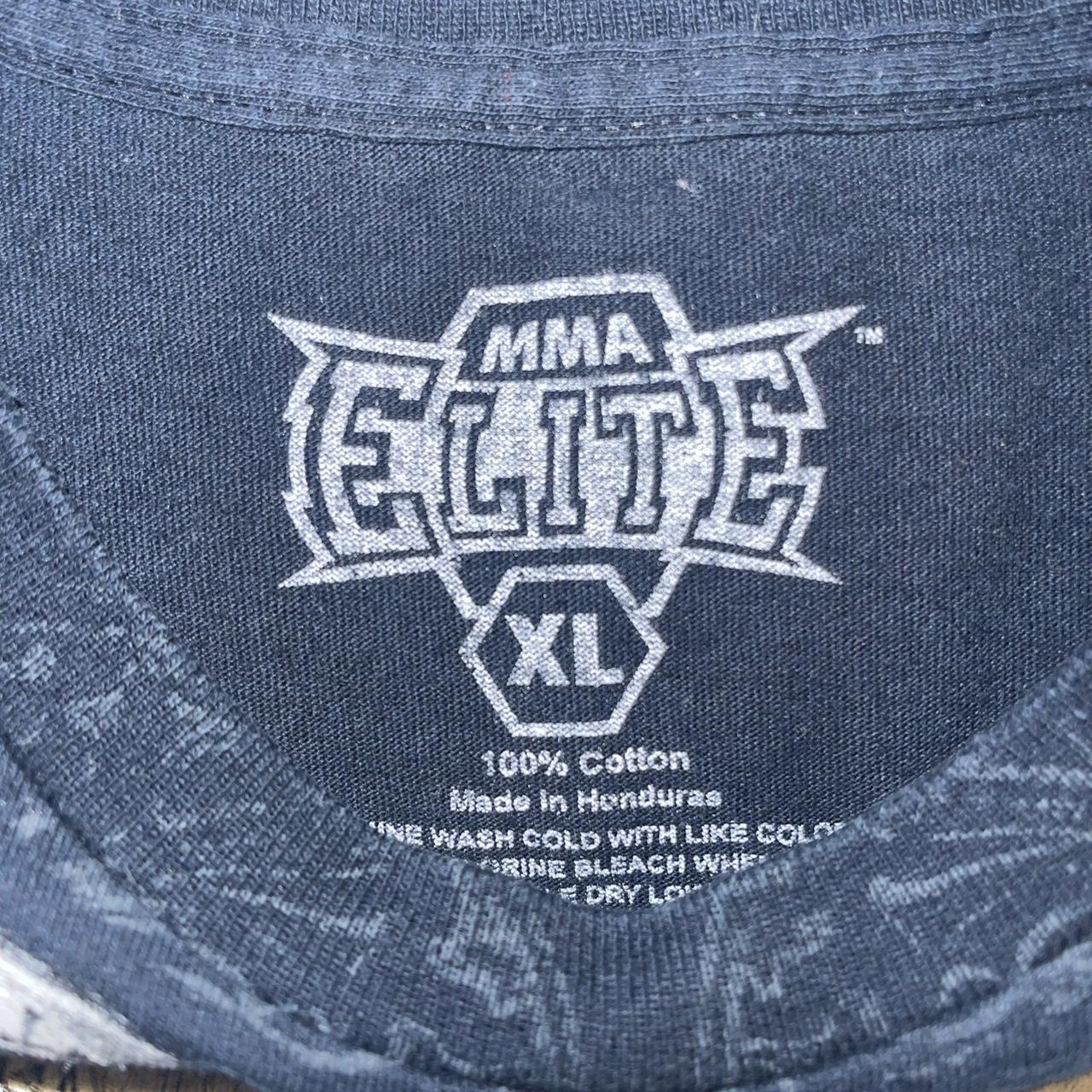 Black MMA Elite Y2k Tee Size:XL - Depop