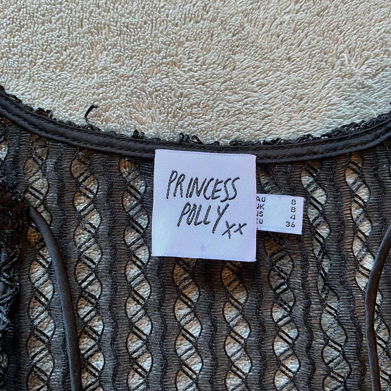 PRINCESS POLLY CROCHET STYLE TOP - size: 8 - brand:... - Depop