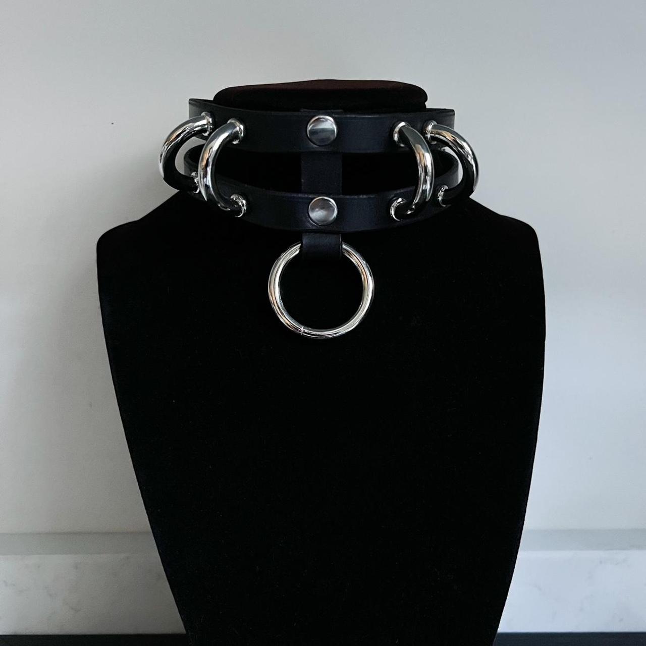Custom HANDMADE leather choker. Made with real... - Depop