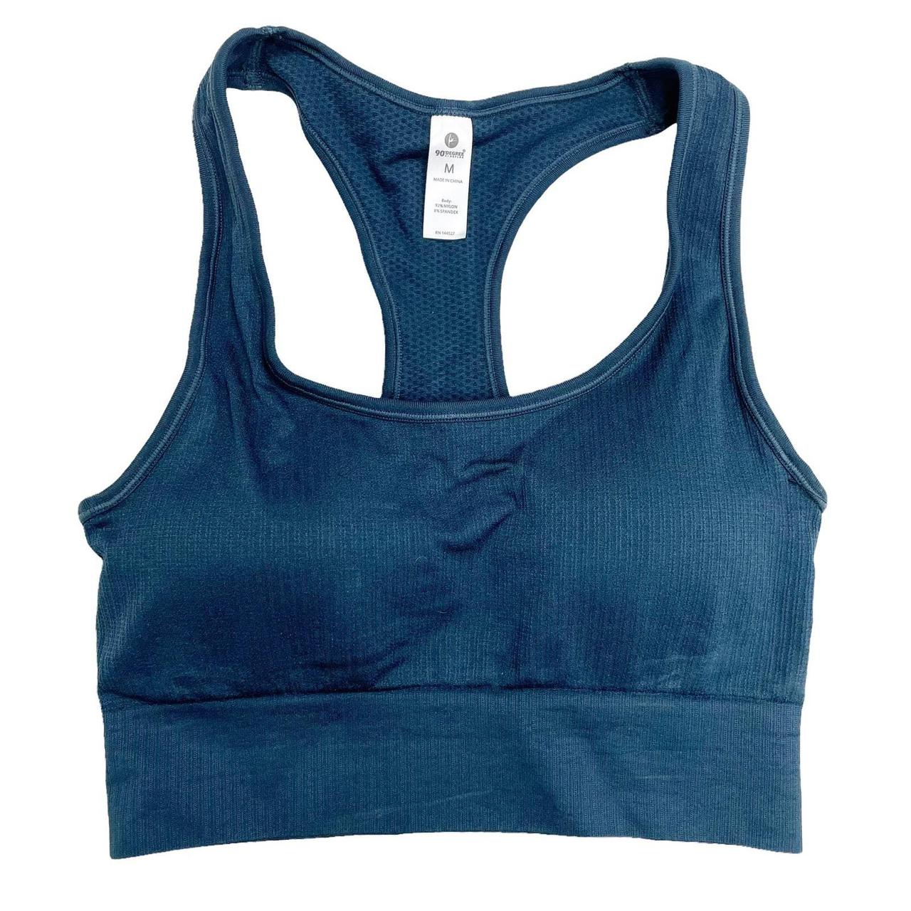 90 Degree by Reflex Sports Bra Tucson Teal Medium... - Depop