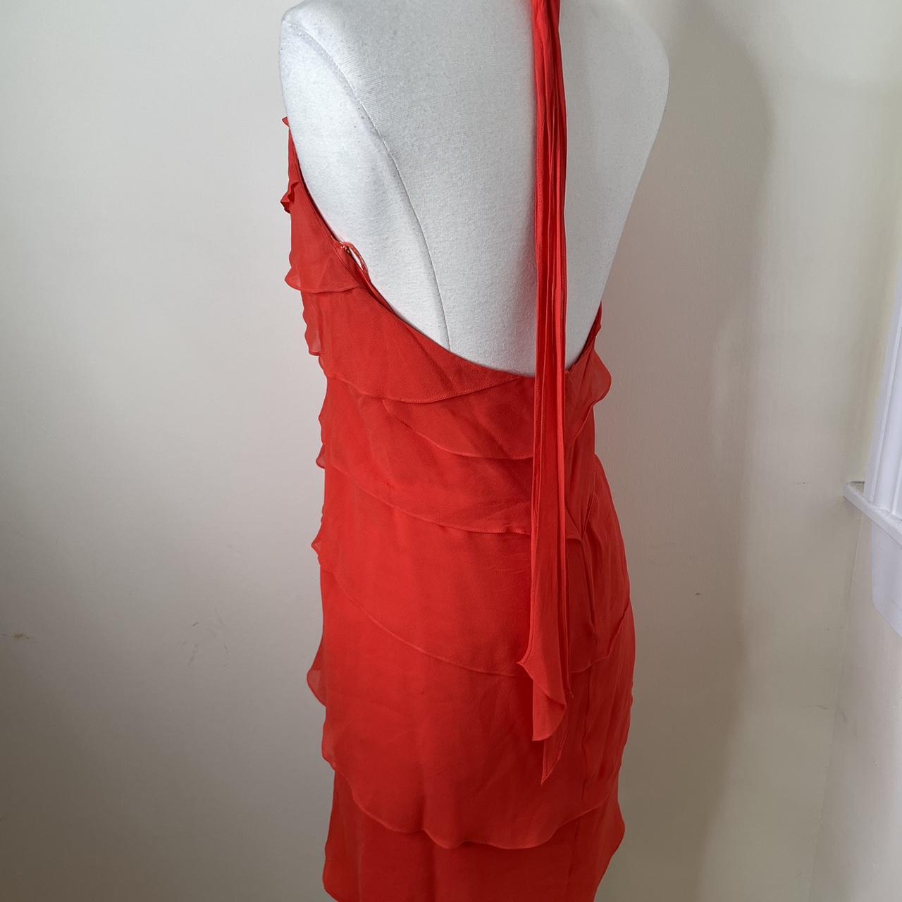 Cache dress halter dress ! Ruffle dress with flower... - Depop