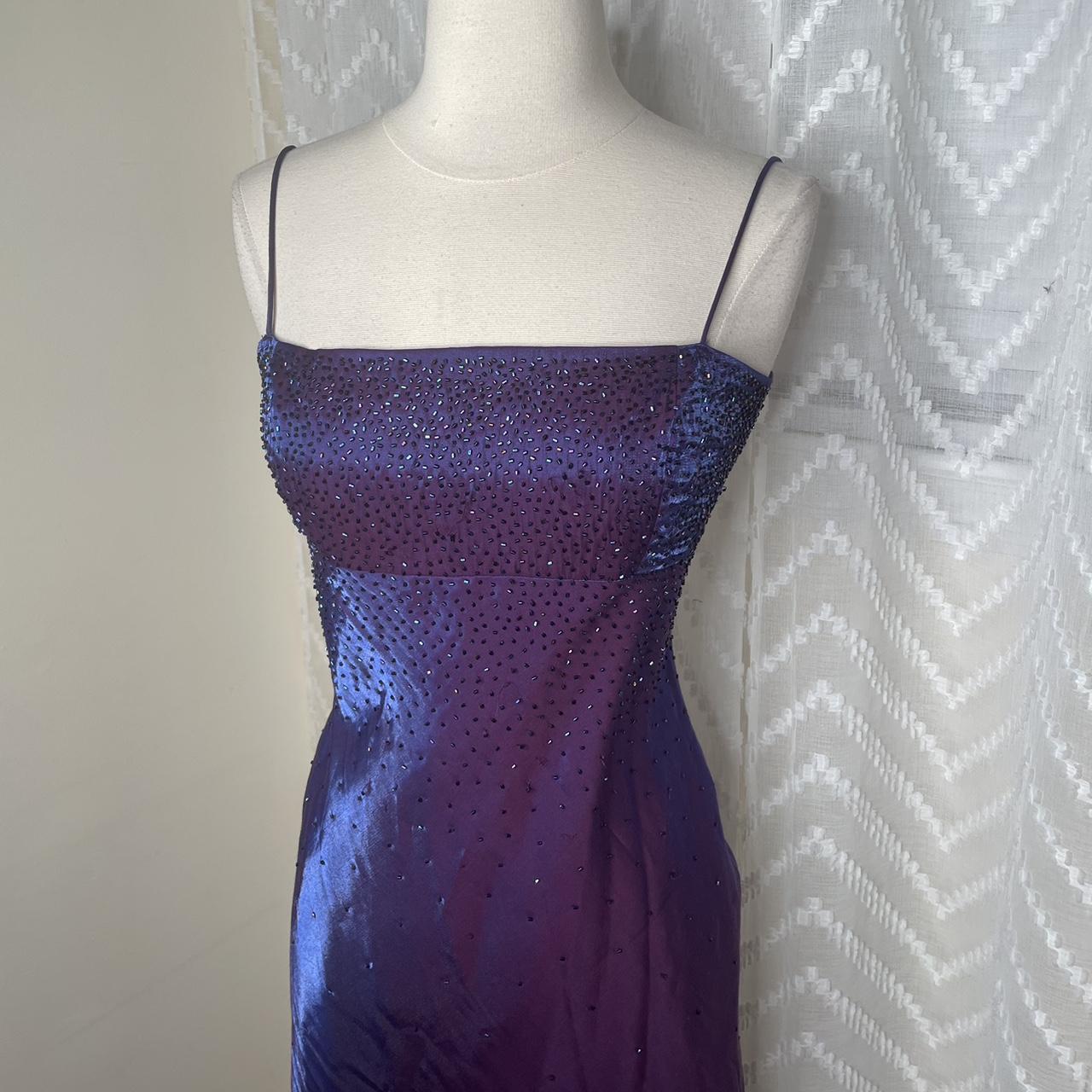 Y2k prom dress, prom dress super cute open back,... - Depop