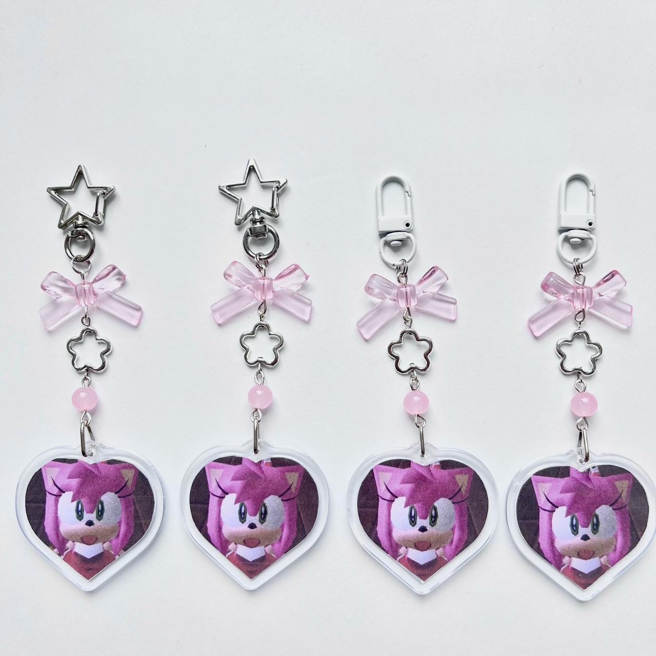 amy picture keychain clip :3 #sonic #sega... - Depop