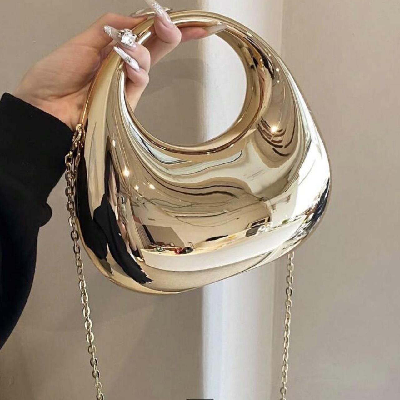 •gold dinner bag •in perfect condition - Depop