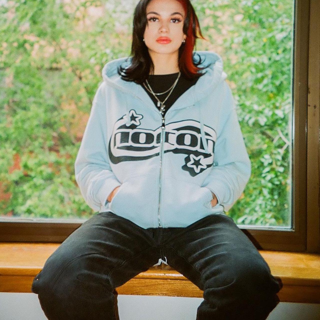 Blue Nocon Studios Zip Up Ships same / Next day... - Depop