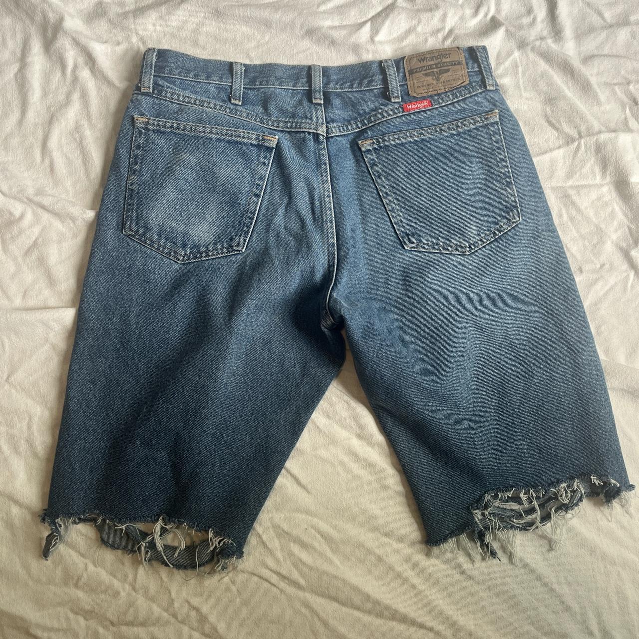 Wrangler Jorts (Distressed) Ships Same / Next day... - Depop
