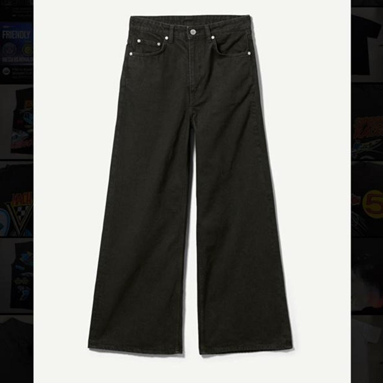 Weekday Women's Black Jeans | Depop