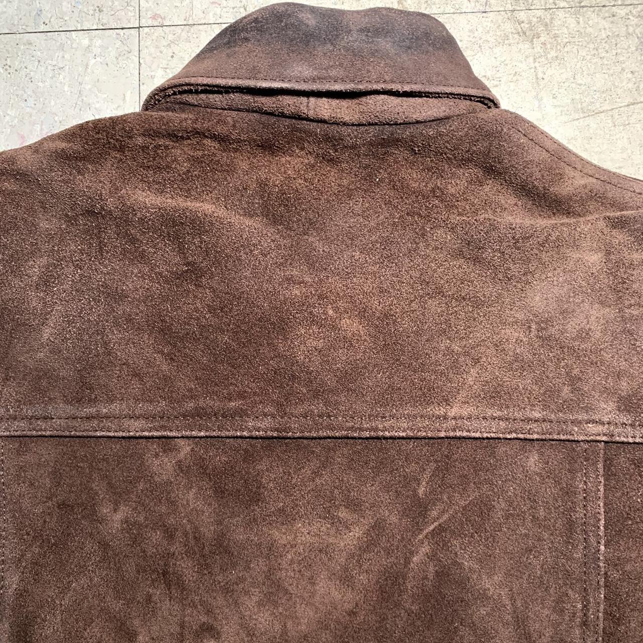 Brown Suede Type 2 Leather Jacket If you know you... - Depop