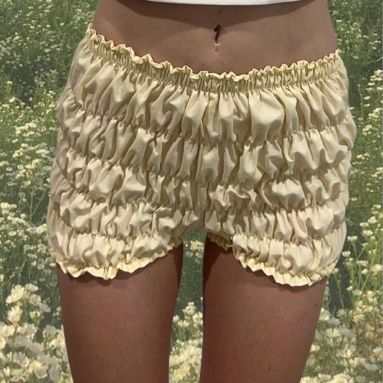 Handmade by me - Baby yellow bloomers. -100%... | Depop