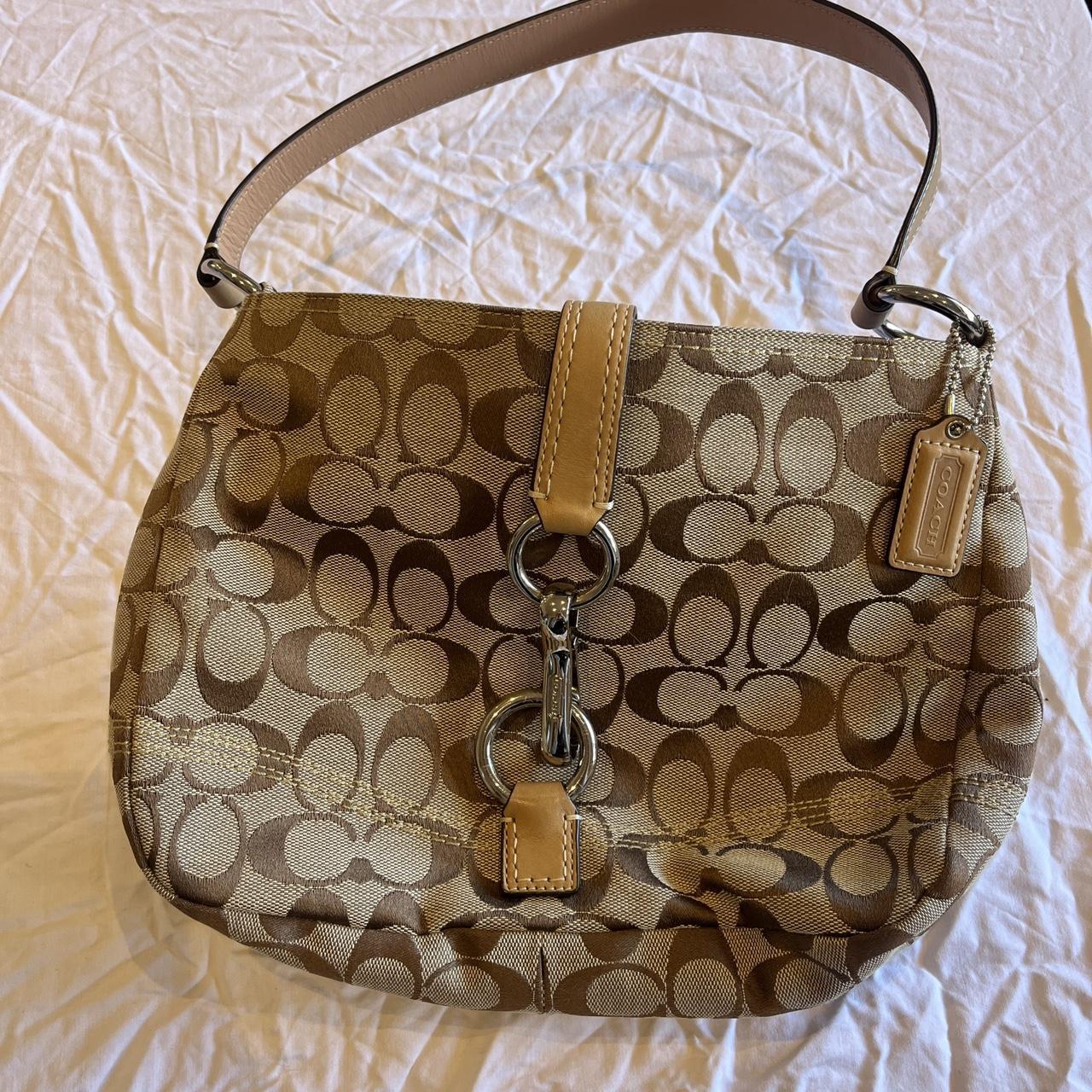 The most stunning vintage Coach bag. Boxy shape and... - Depop