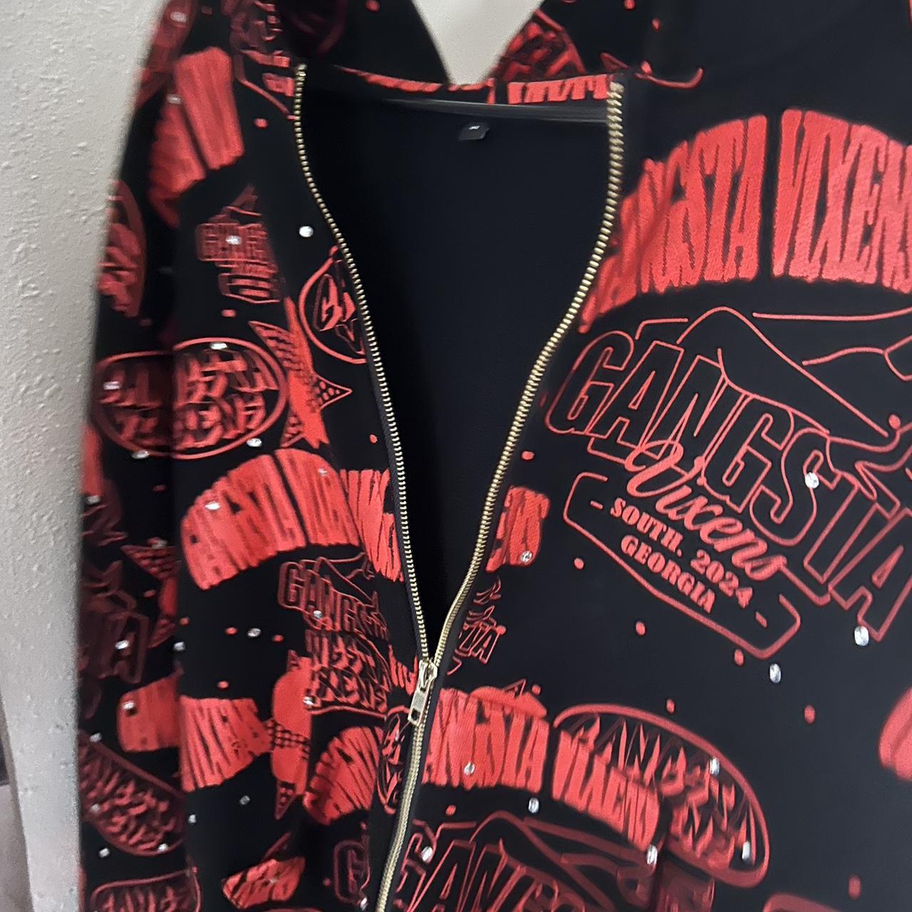 DEADSTOCK FREDDY KUGAR RED . GANGSTA VIXENS V1 ZIP... | Depop