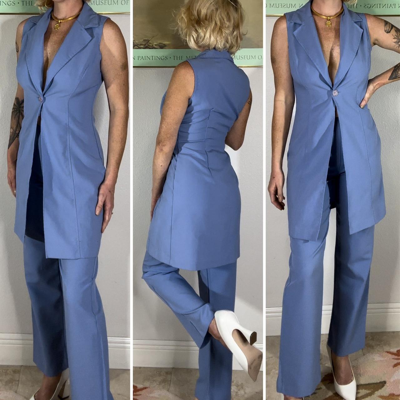 Vintage periwinkle 2 piece set by Breakin’ Loose. ... - Depop