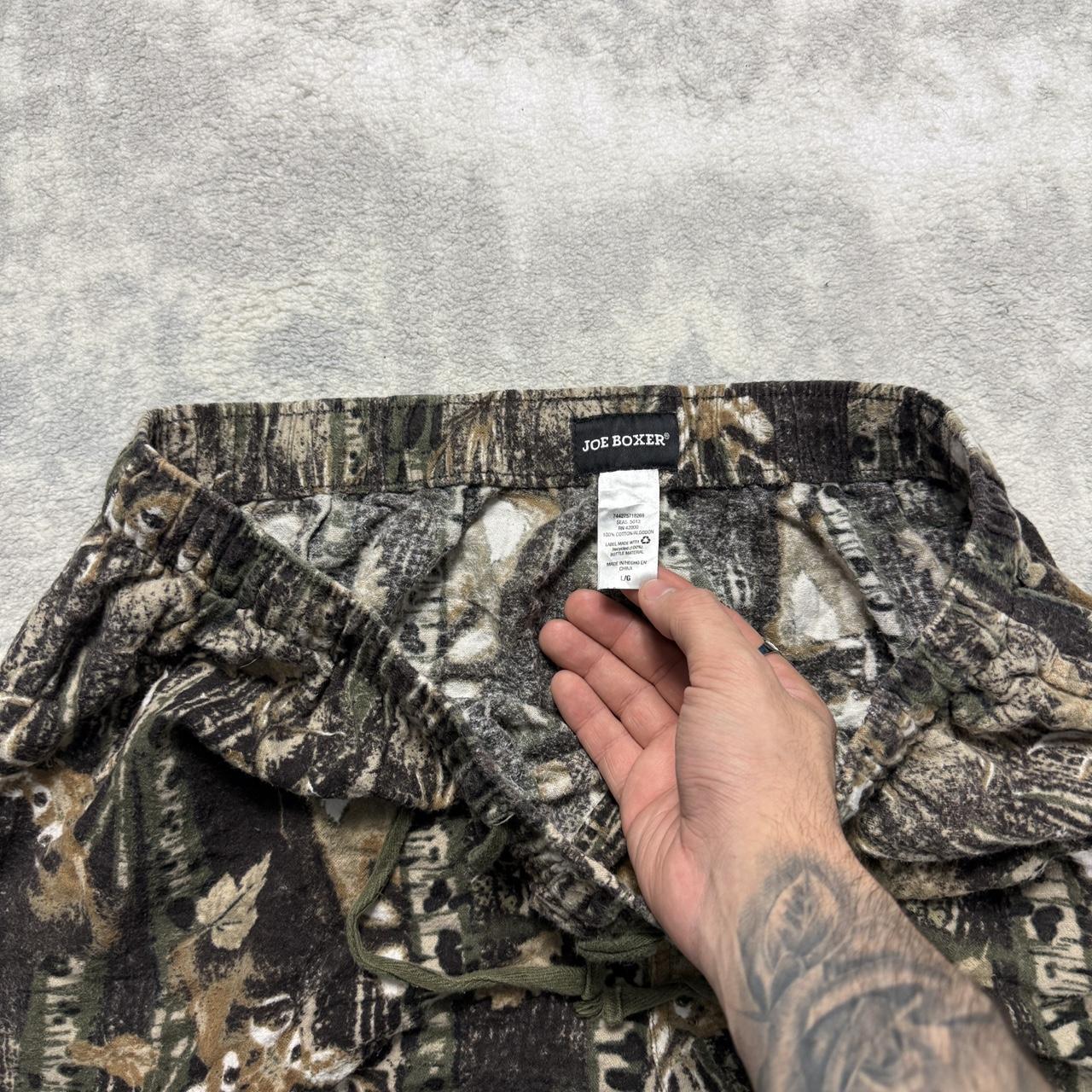 Vintage Realtree Joe Boxer 90’s Khaki Camo Straight... - Depop